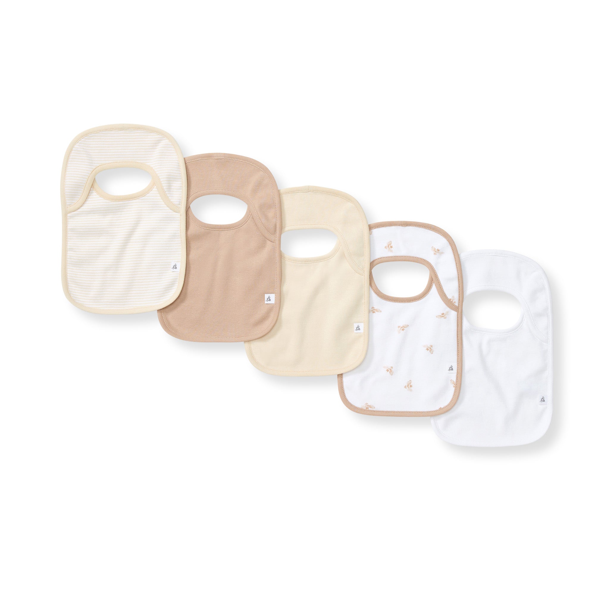 Golden Bee Organic Cotton Baby Bibs 5 Pack – Burt's Bees Baby