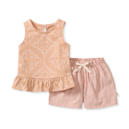 Diamond Tile Tunic & Shorts Set – Burt's Bees Baby