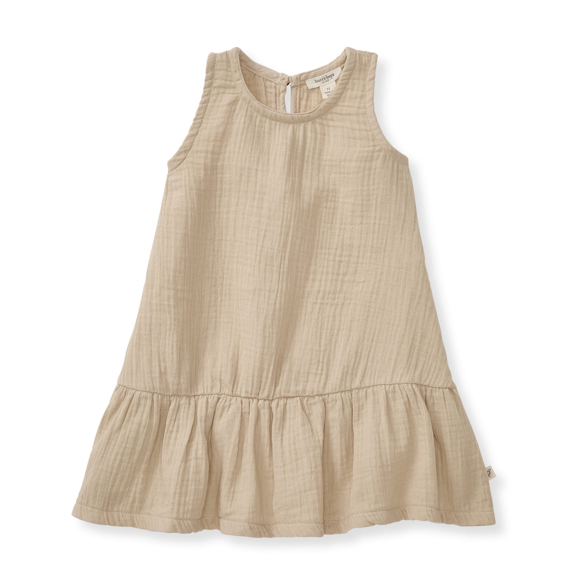 Mommy & Me Matching Crinkle Muslin Girl Dress – Burt's Bees Baby